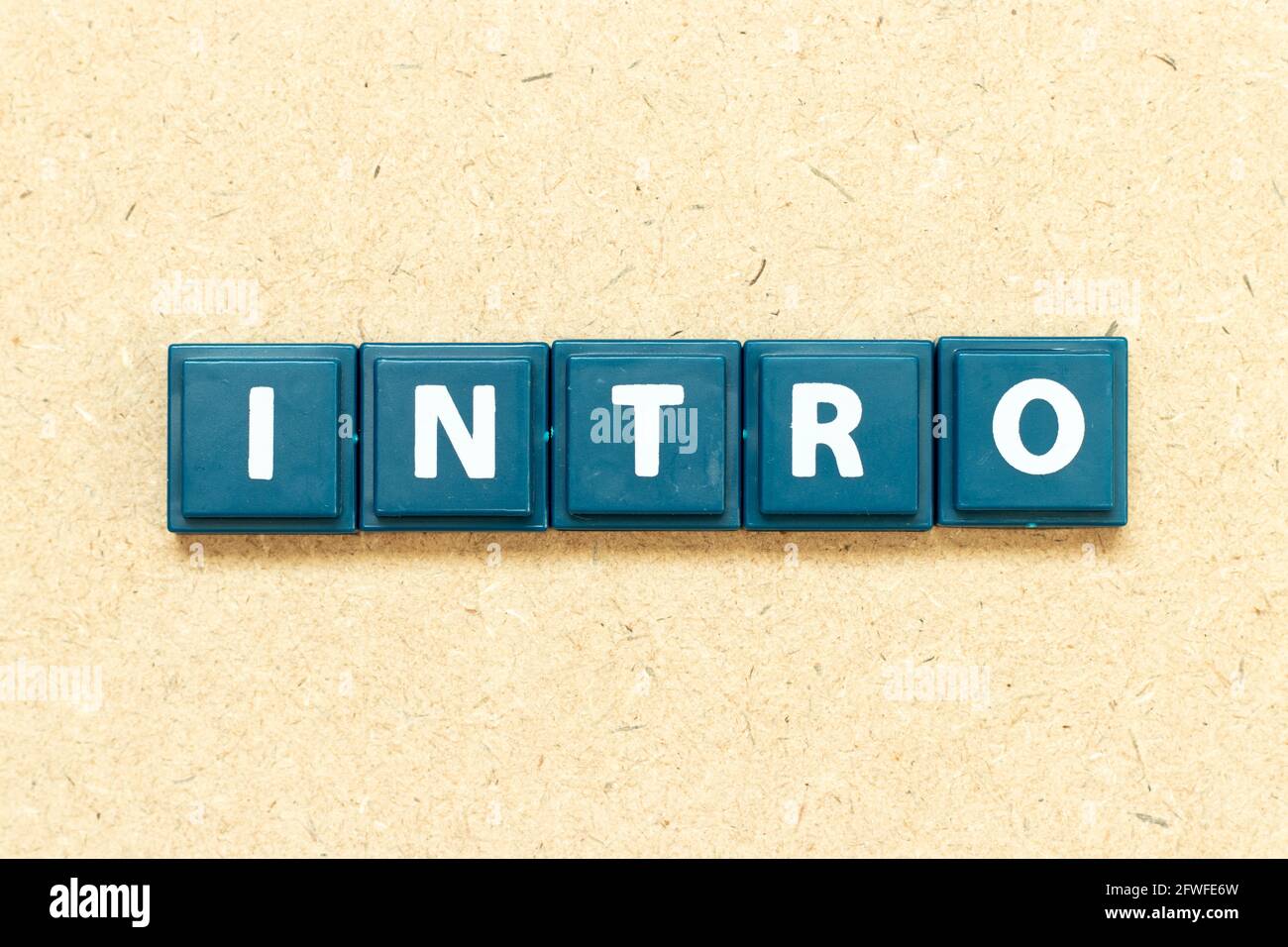 Letter intro hi-res stock photography and images - Alamy