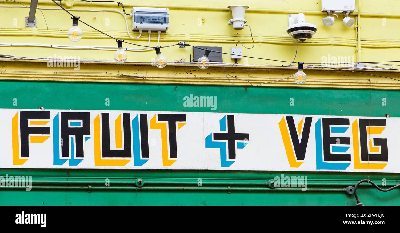 Fruits label design farm hi-res stock photography and images - Alamy