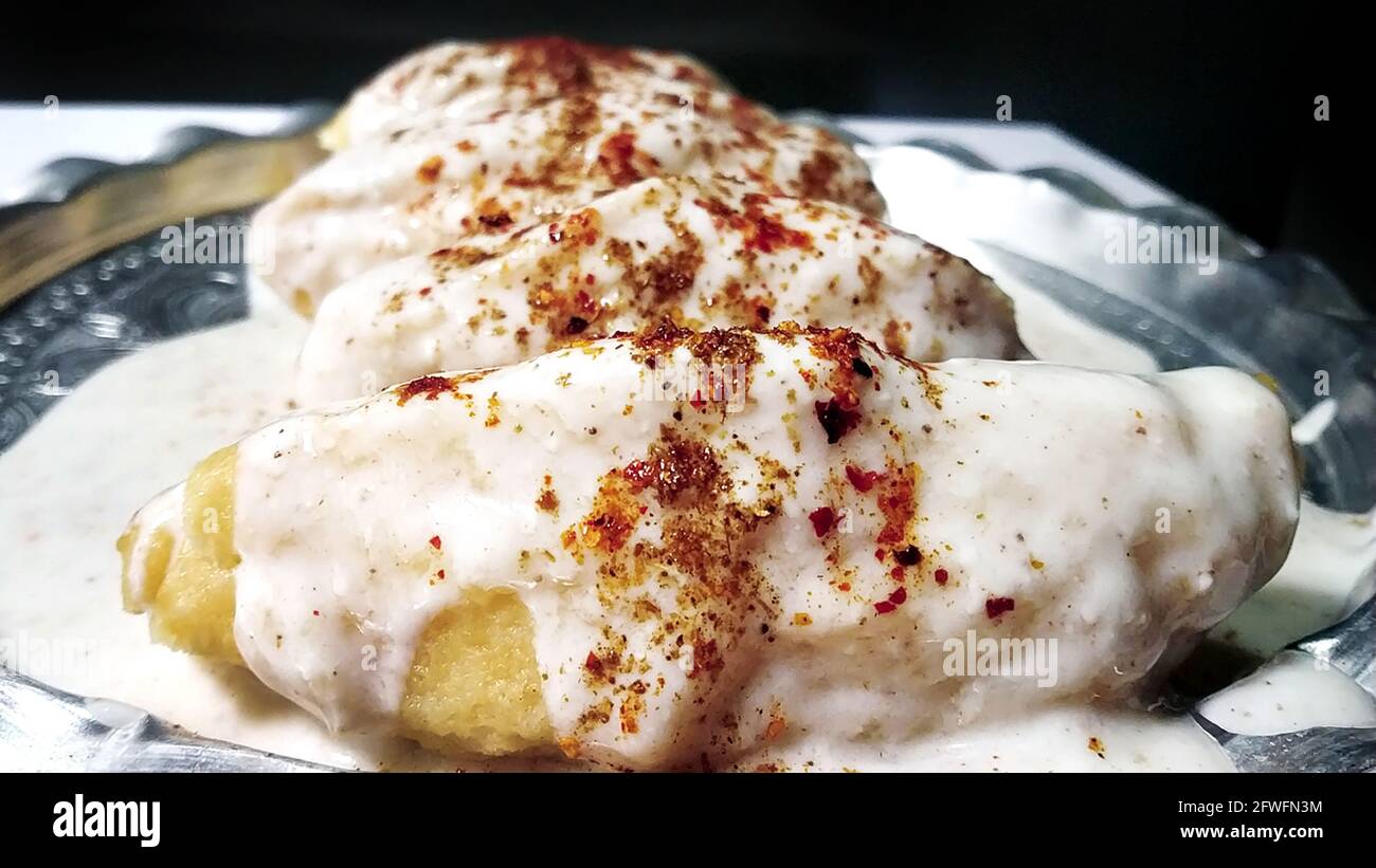 Dahi vada or bhalla is a type of chaat originating from the Indian and ...