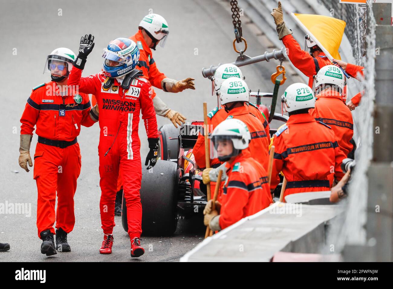 Charles leclerc monaco crash hi-res stock photography and images - Alamy