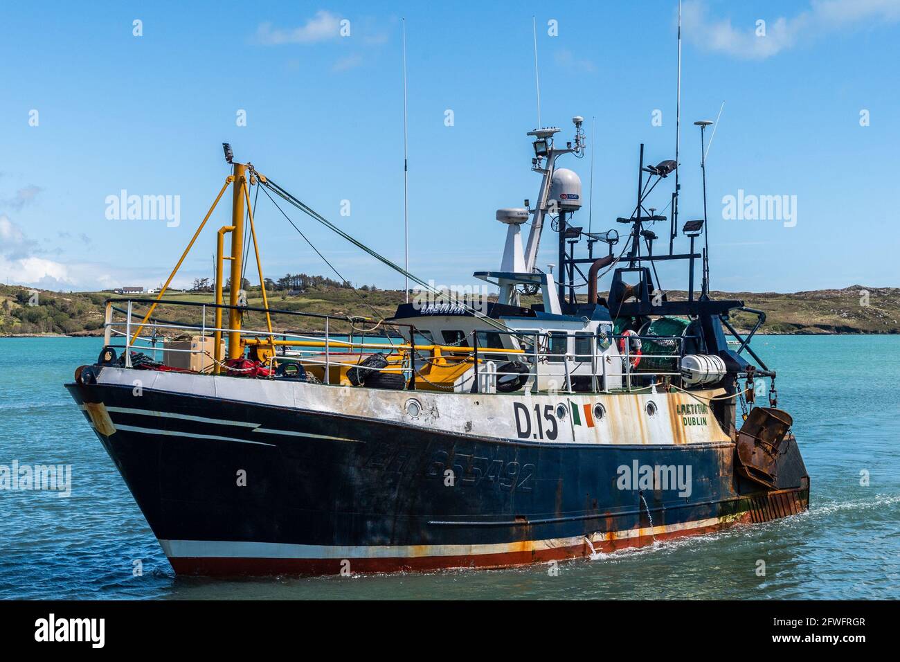 Schull, West Cork, Ireland. 22nd May, 2021. Thomas Sheehan, skipper of ...