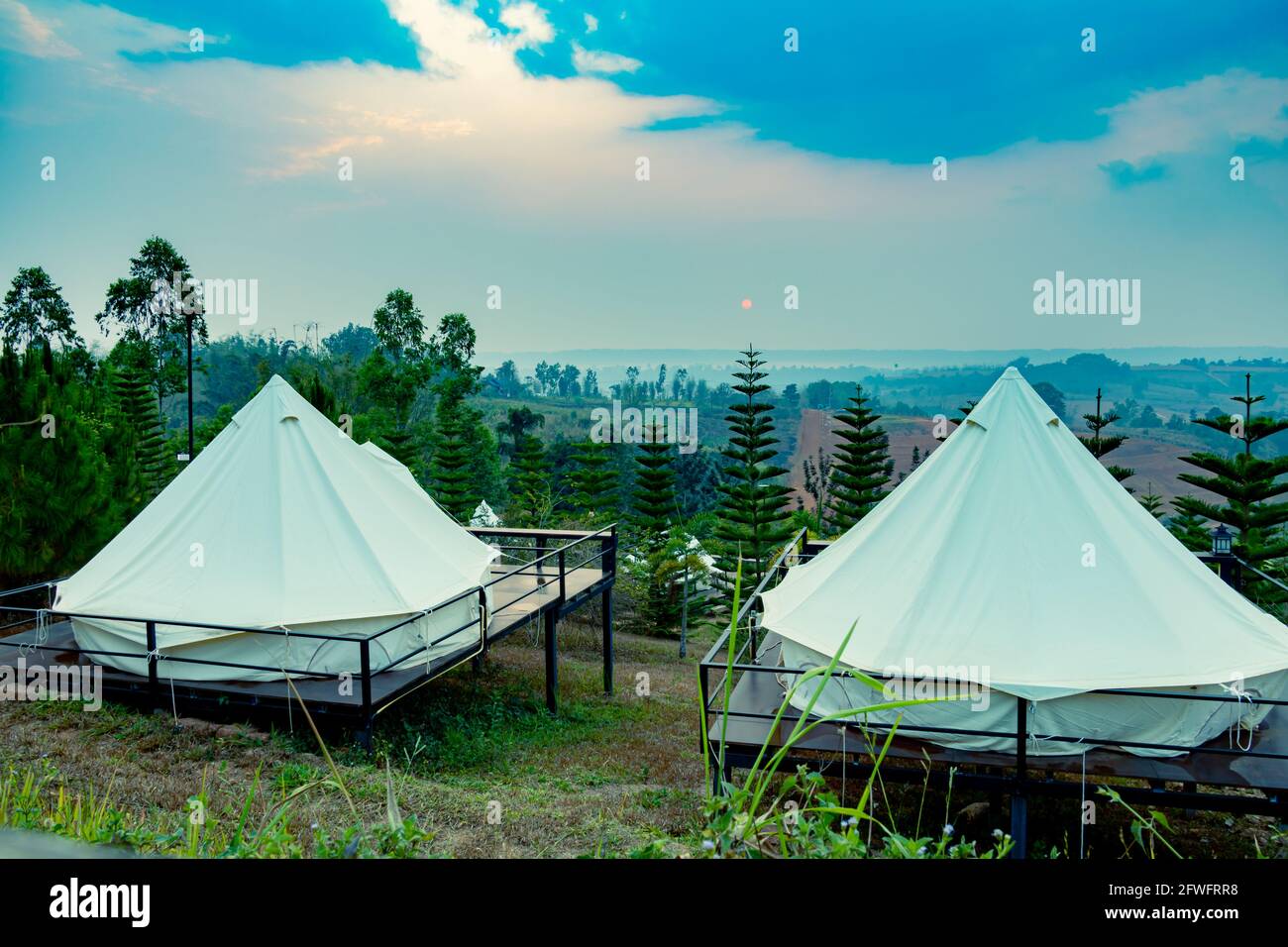 Home stay farm house type tourist destination in Thailand Stock Photo ...