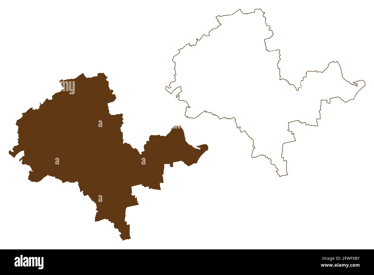 Alzey-Worms district (Federal Republic of Germany, State of Rhineland ...