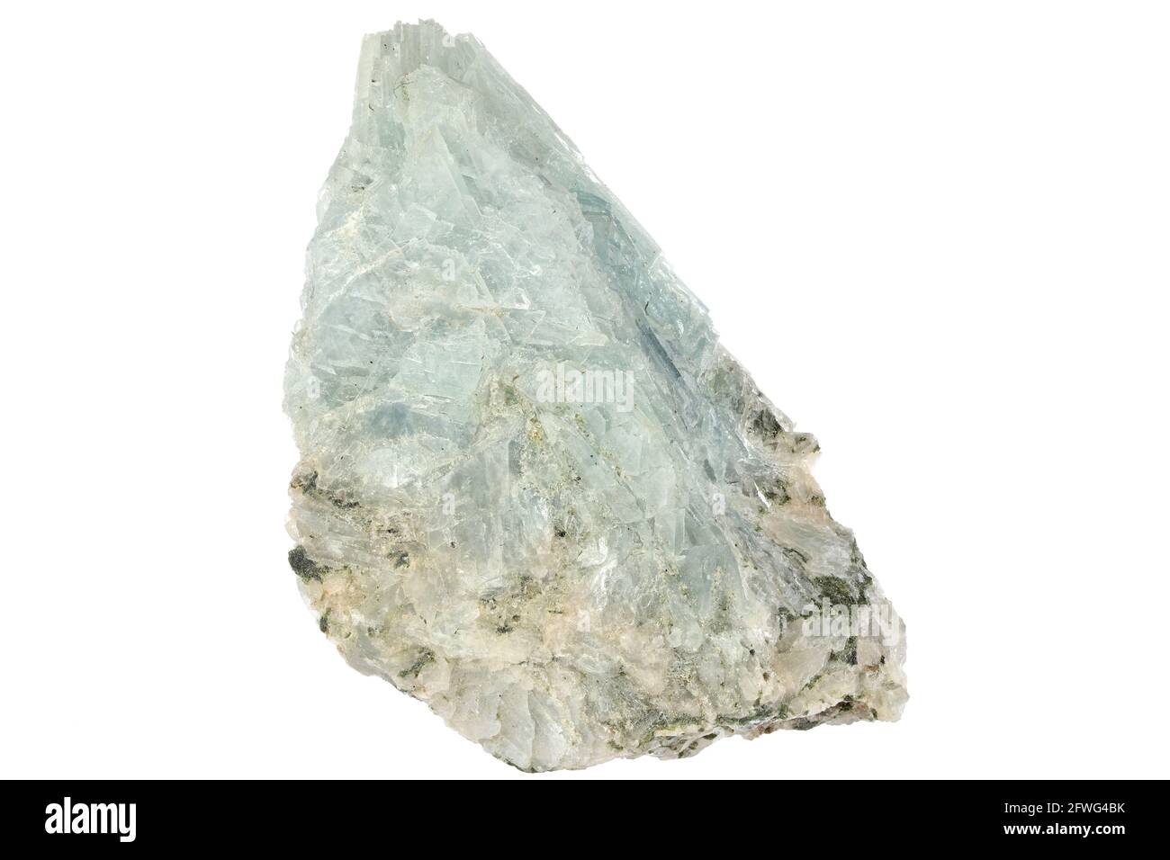 albite from Norway isolated on white background Stock Photo - Alamy