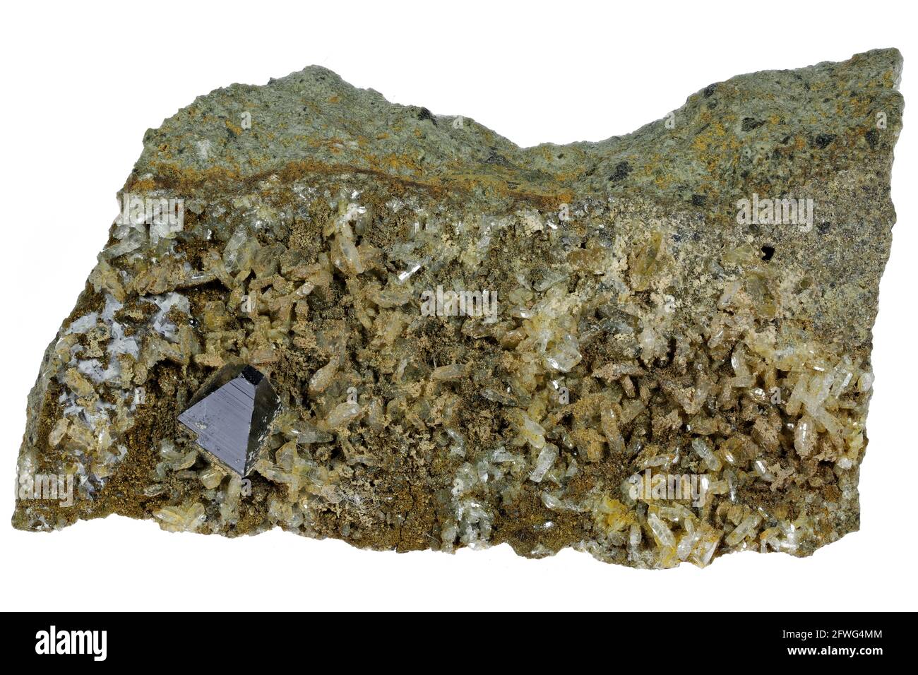 anatase from Pakistan isolated on white background Stock Photo - Alamy