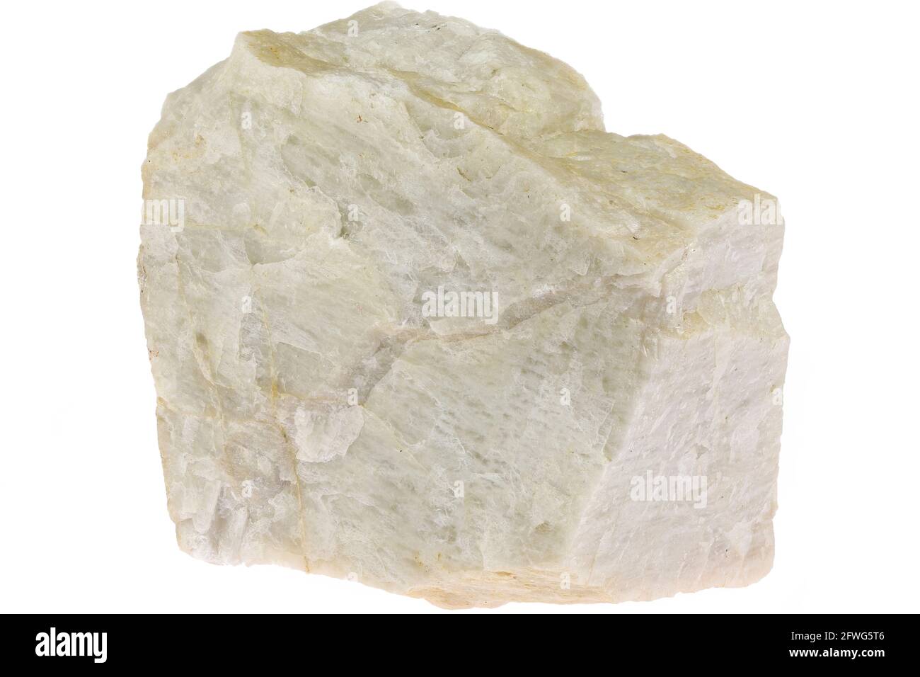 feldspar from Iveland, Norway isolated on white background Stock Photo ...