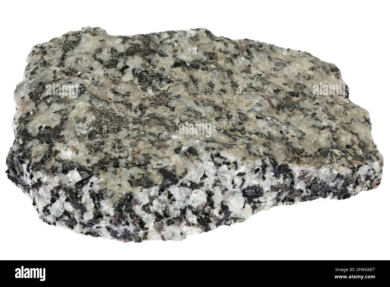 granite from Hauzenberg, Germany isolated on white background Stock ...
