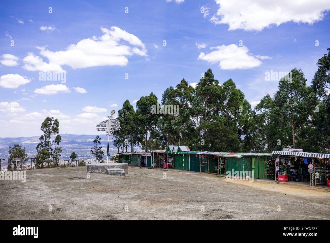 Menengai Crater View Point Nakuru City County Kenya Stock Photo - Alamy