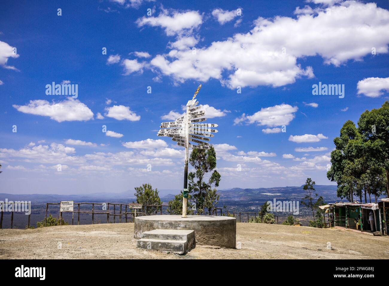 Menengai Crater View Point Nakuru City County Kenya Stock Photo - Alamy