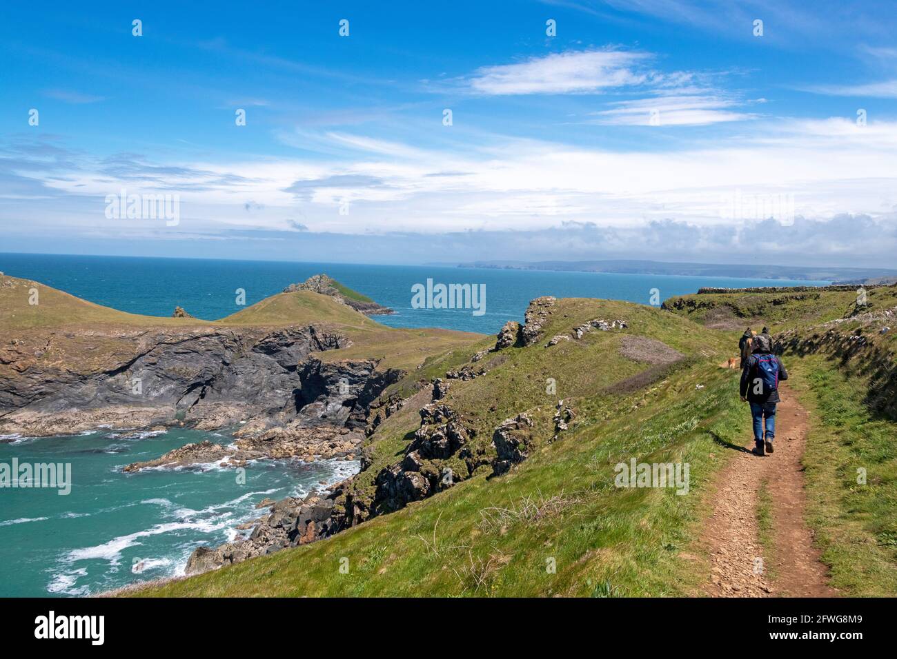 The Rumps, Pentire Point, Cornwall Stock Photo - Alamy