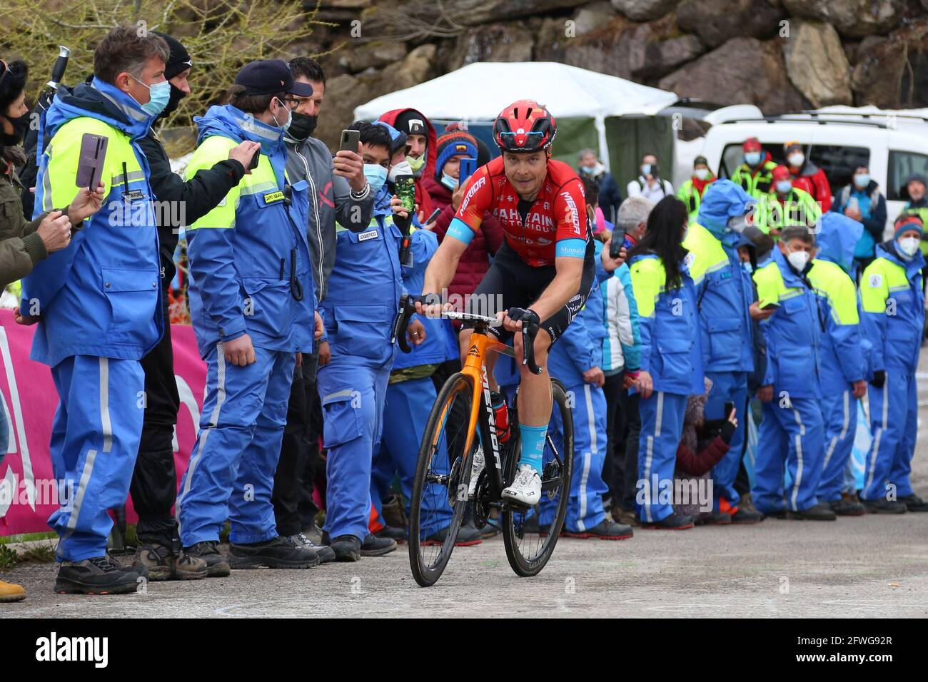 Jan Tratnik (BAHRAIN VICTORIOUS) durante 14^ TAPPA - Cittadella - Monte ...