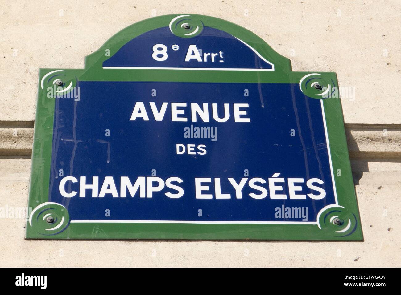 Champs elysees sign hi-res stock photography and images - Alamy