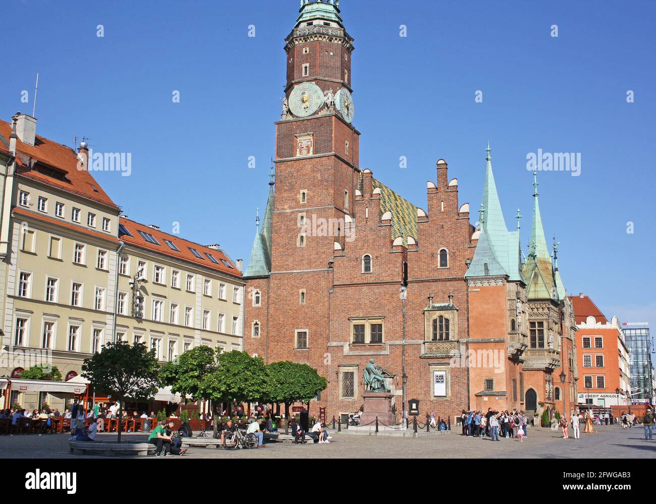 The Old Town Hall in Wroclaw, Poland. Built, and much altered, 14th ...