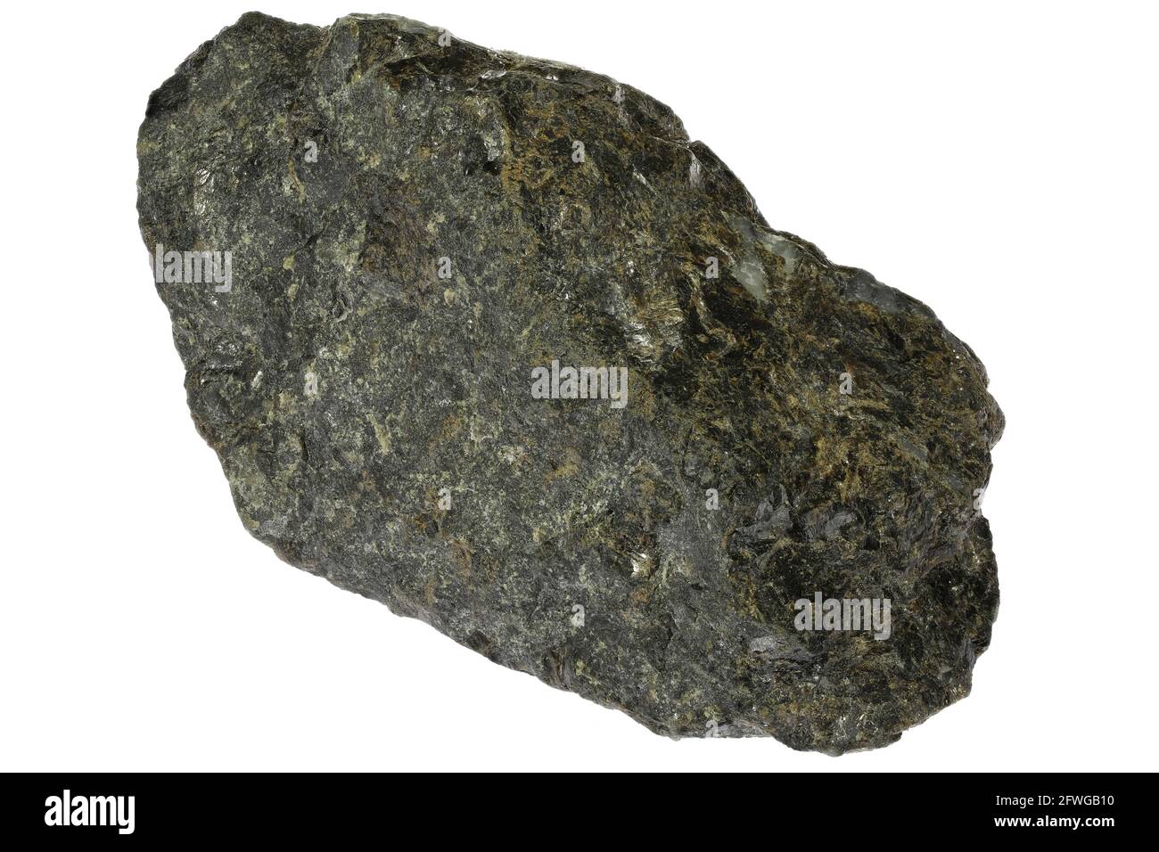 sphalerite (zinc blende) from Bensberg, Germany isolated on white ...