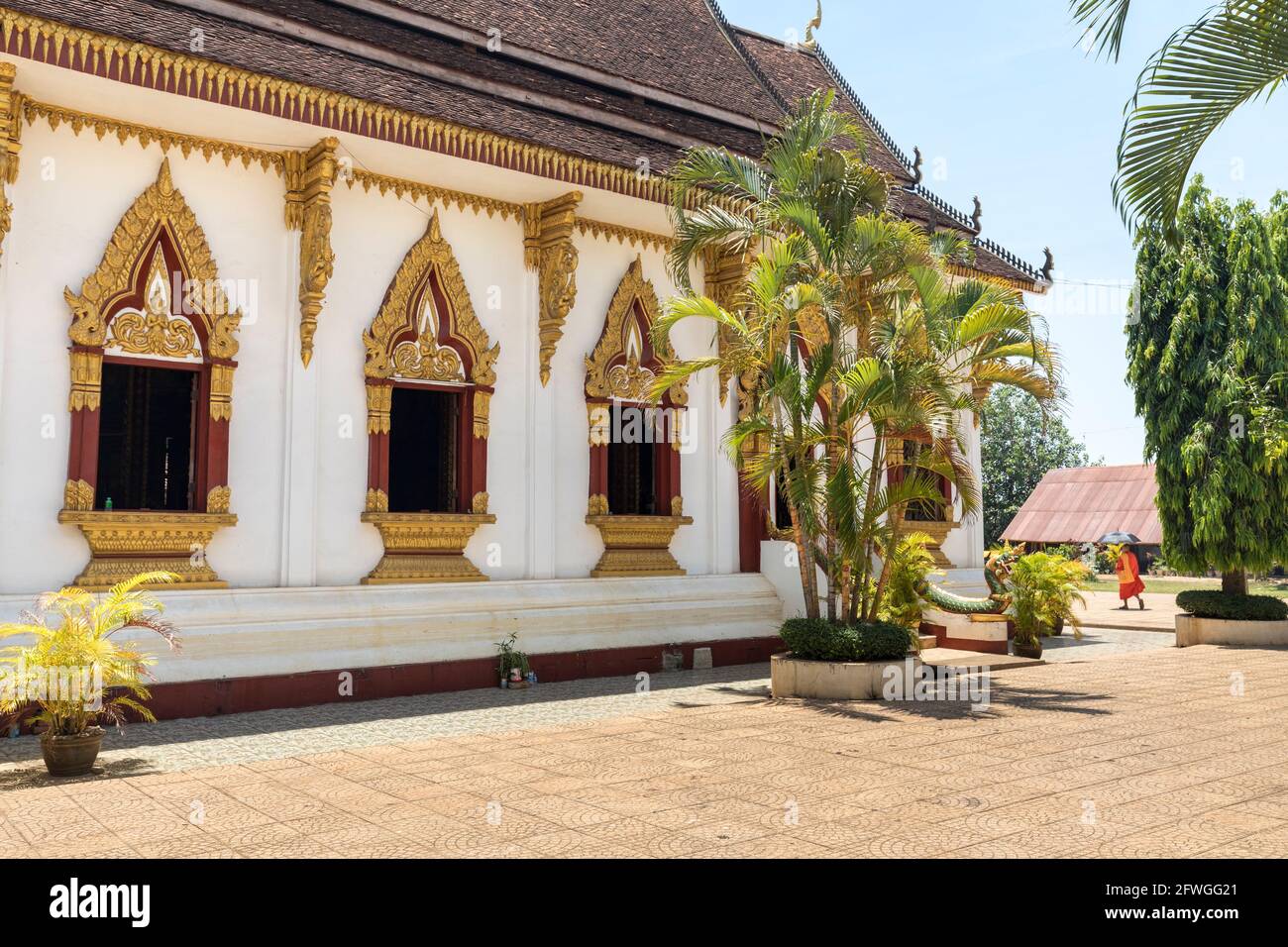 Wat Luang Pakse, temple in Pakse, Laos Stock Photo - Alamy