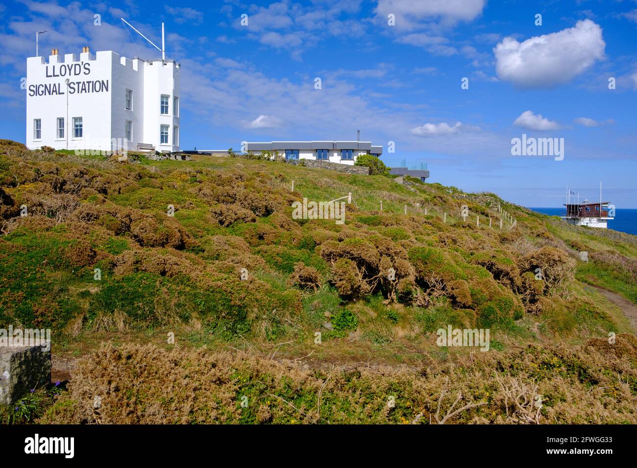 Lloyds Signal Station Bass Point South West Coast Path Lizard Point ...