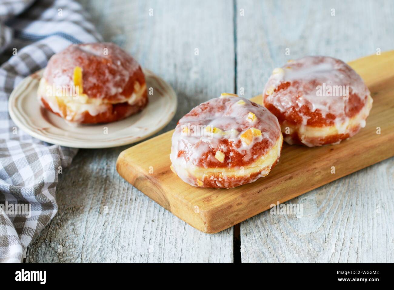 Fat Thursday celebration - traditional polish donuts filled with ...