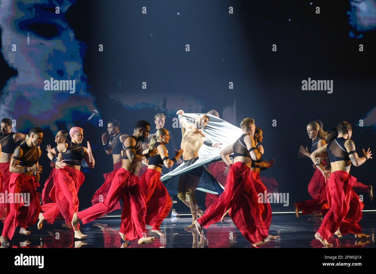 Rotterdam, Netherlands. 20th May, 2021. Dancer Ahmad Joudeh and the ISH ...