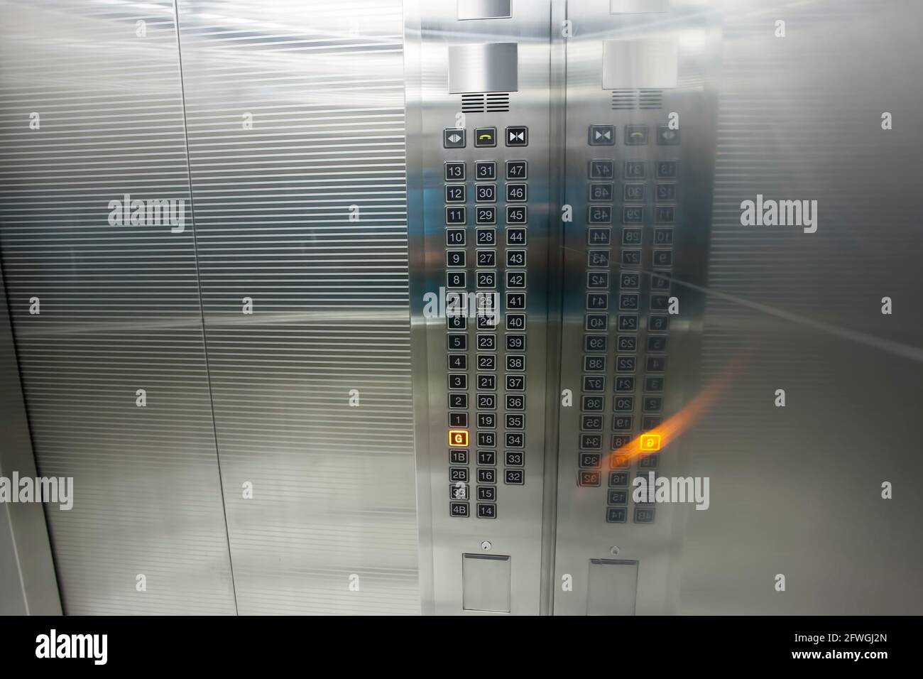 Elevator buttons hi-res stock photography and images - Alamy