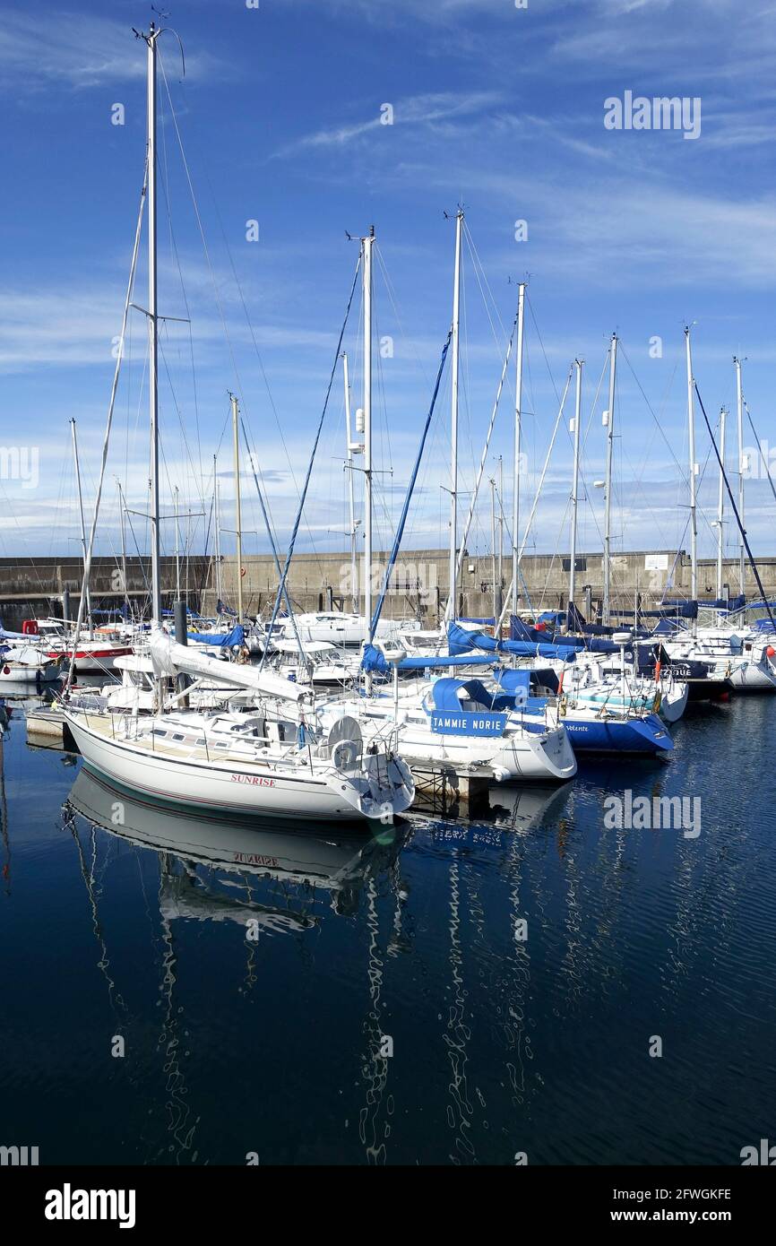 Whitehills Marina, Whitehills, Aberdeenshire, Scotland Stock Photo - Alamy