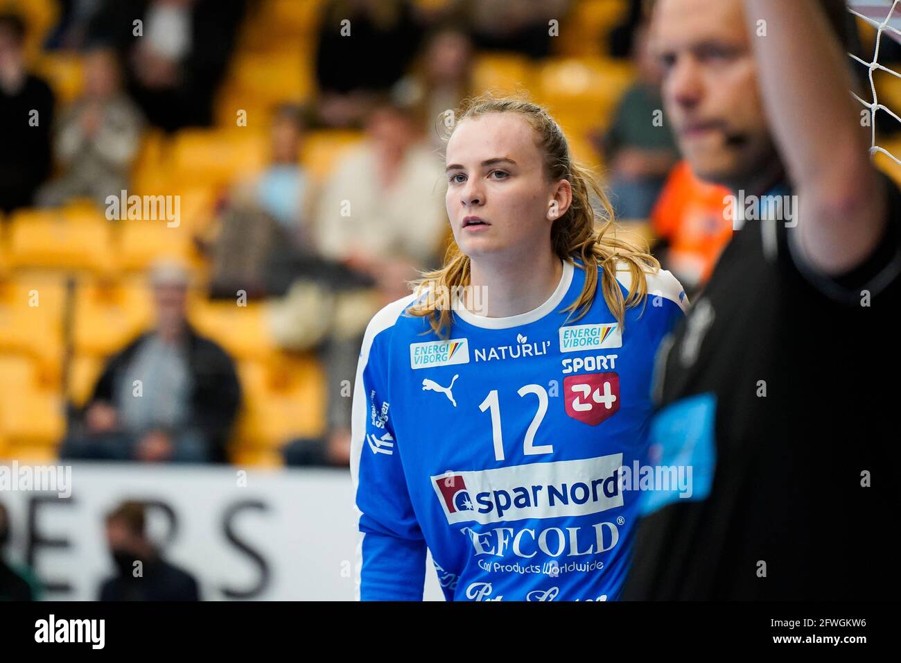 Odense, Denmark. 22nd May, 2021. Anna Kristensen (12) of Viborg HK seen ...