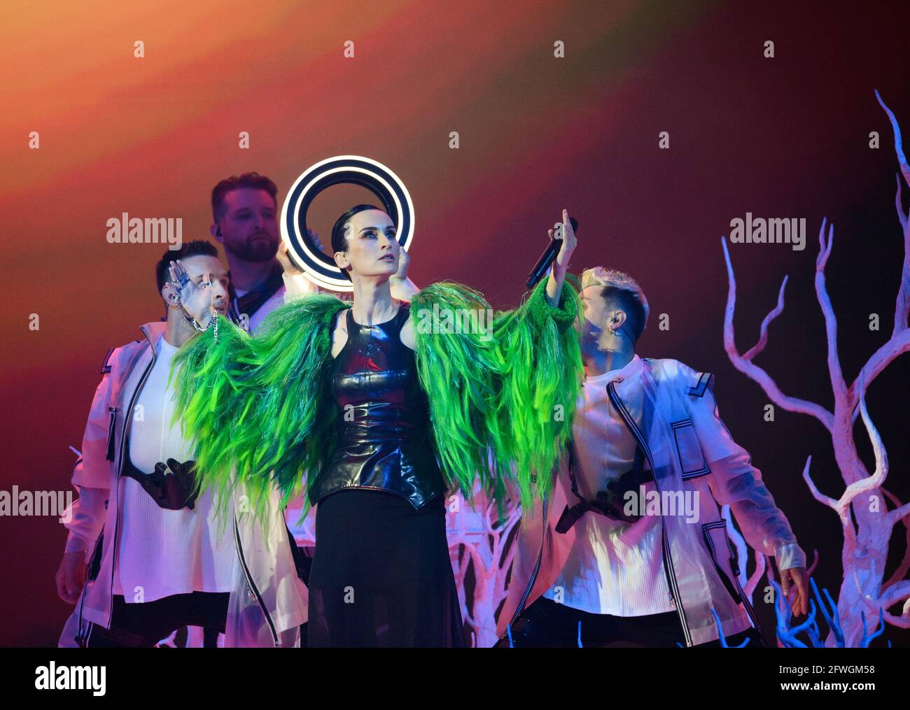 Rotterdam, Netherlands. 18th May, 2021. Singer Katerina Pavlenko ...
