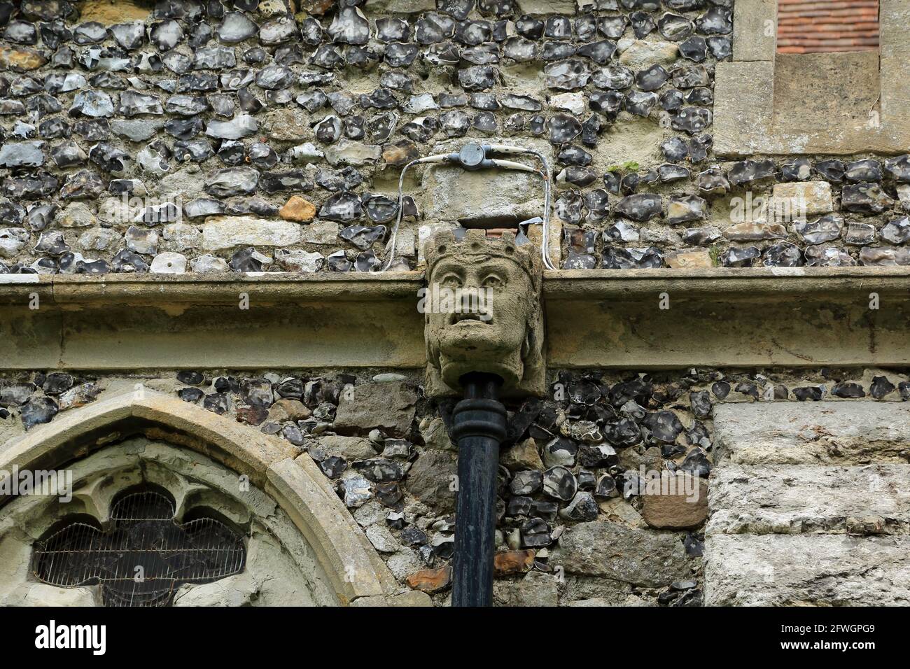 Gargoyle on St Peter and St Paul Church, Water Lane, Ospringe ...