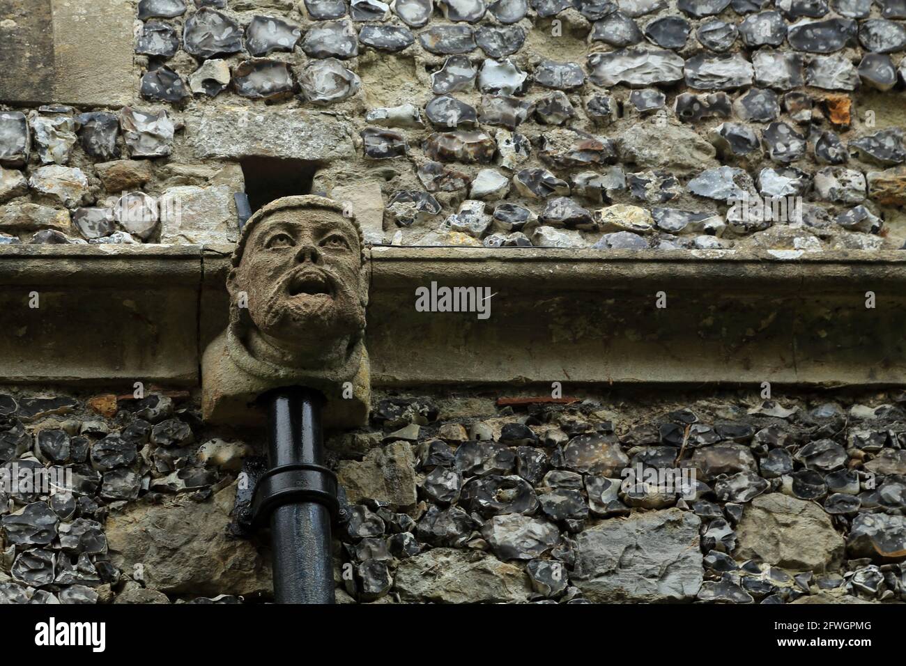 Gargoyle on St Peter and St Paul Church, Water Lane, Ospringe ...