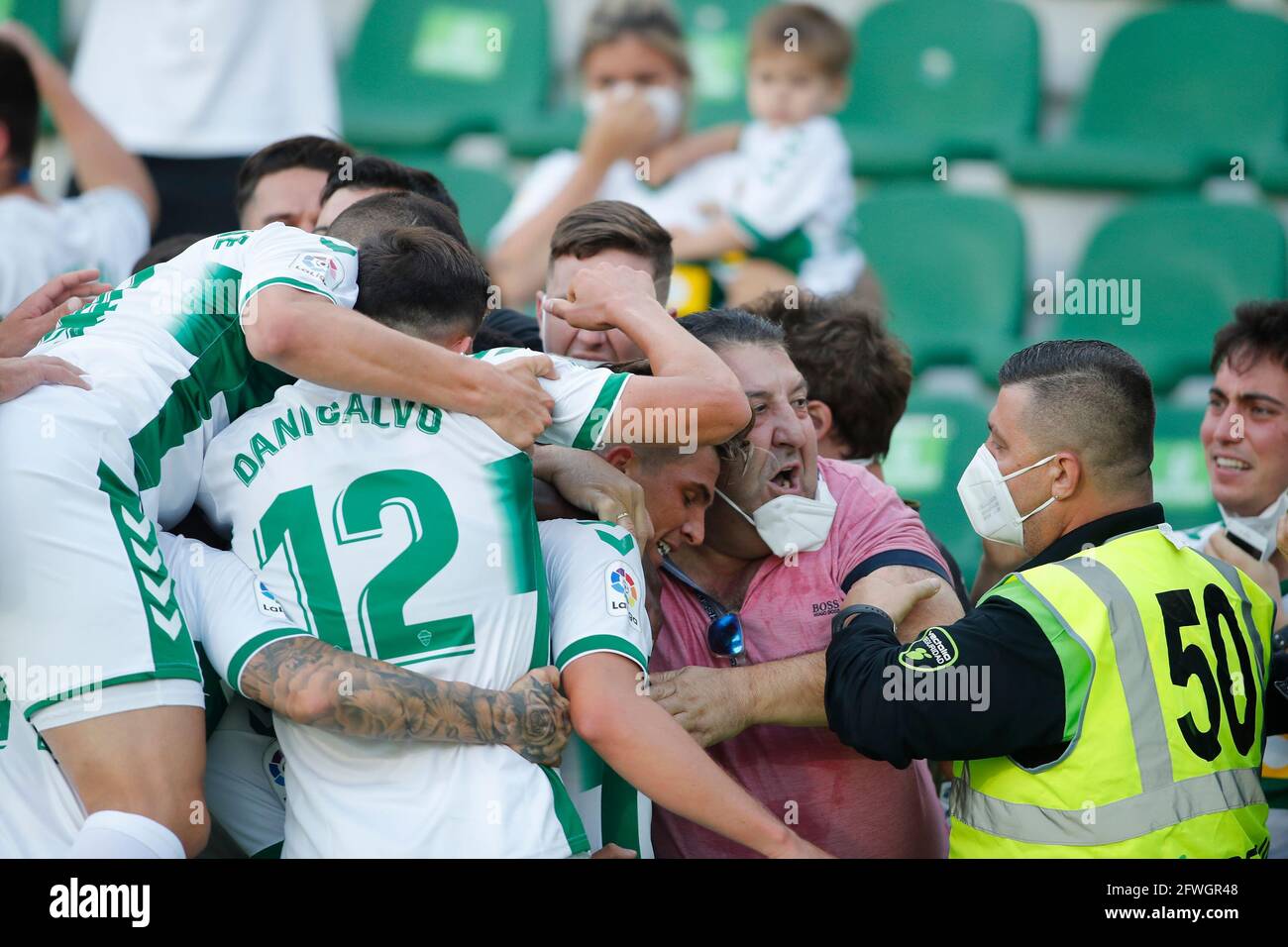 Raul Guti of Elche CF during the La Liga match between Elche CF and ...
