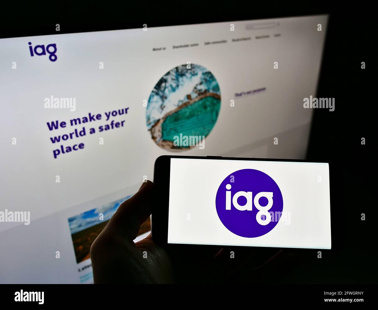 Iag business logo hi-res stock photography and images - Alamy
