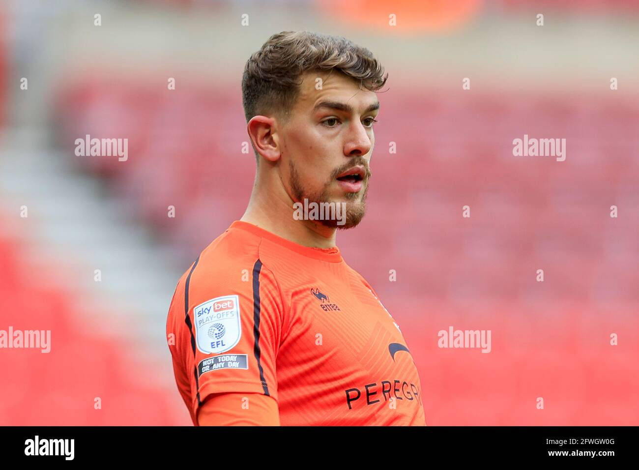 Alex Palmer #1 of Lincoln City during the game Stock Photo - Alamy