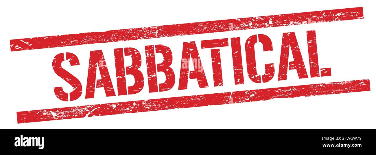 Sabbatical text hi-res stock photography and images - Alamy