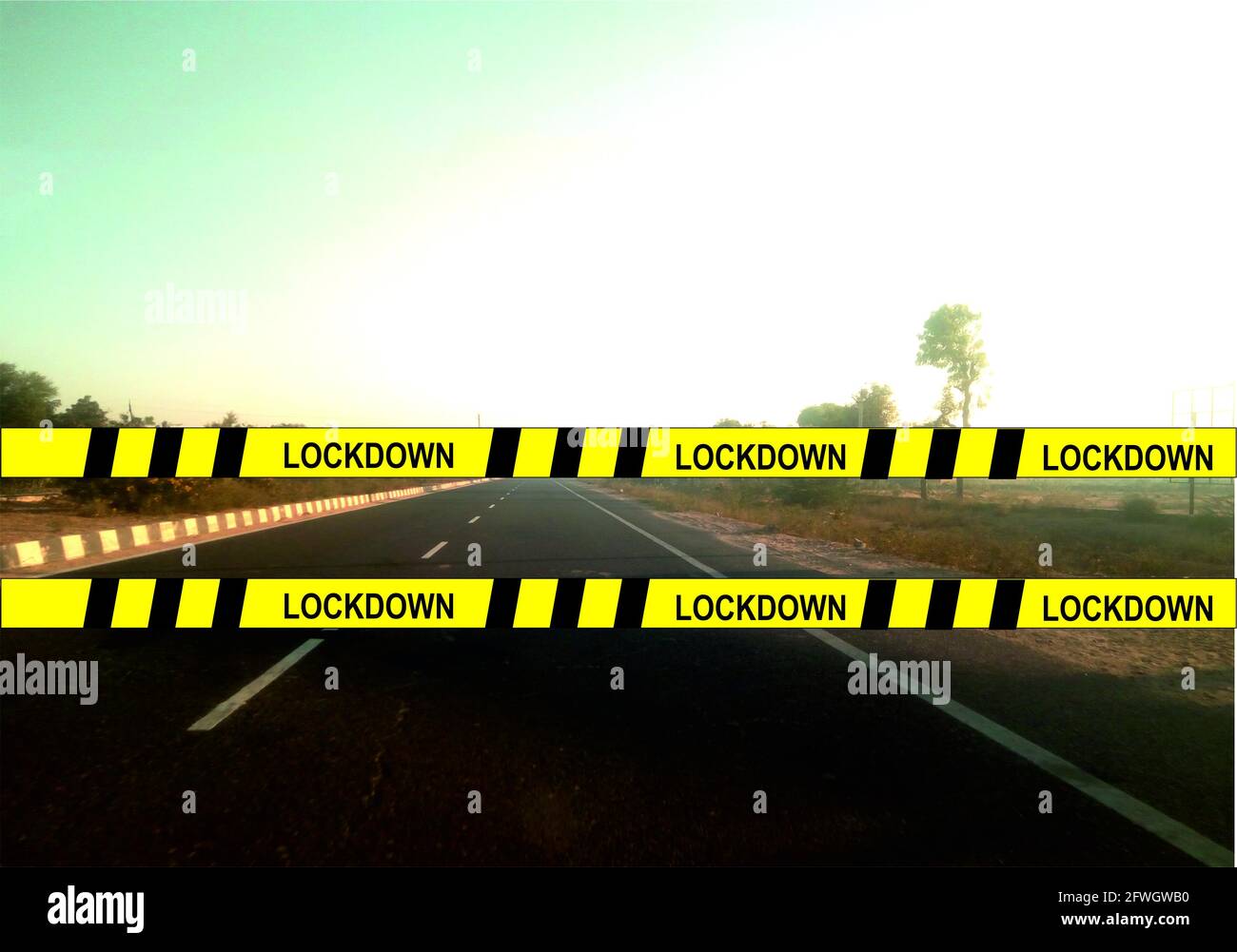 Indian lockdown hi-res stock photography and images - Alamy