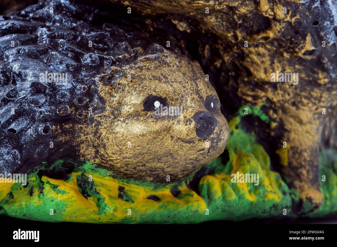 artificial figure hedgehog portrait of a muzzle concrete product ...