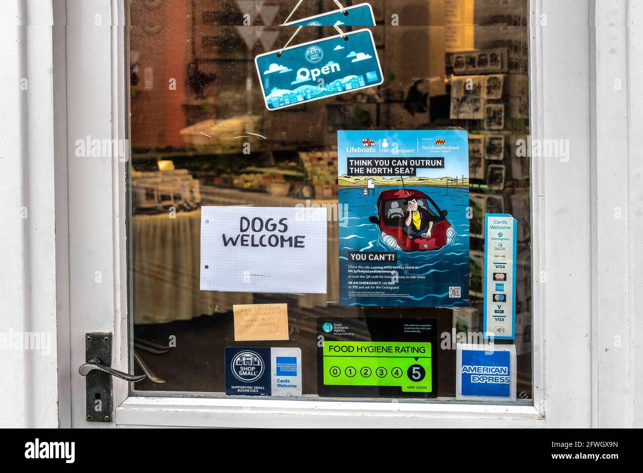 Notices on door hi-res stock photography and images - Alamy