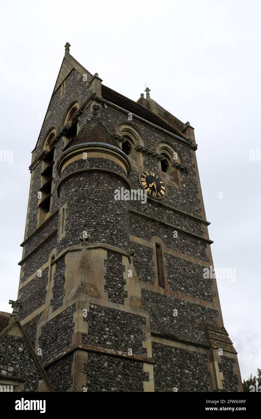 Tower of St Peter and St Paul Church on Water Lane, Ospringe, Faversham ...