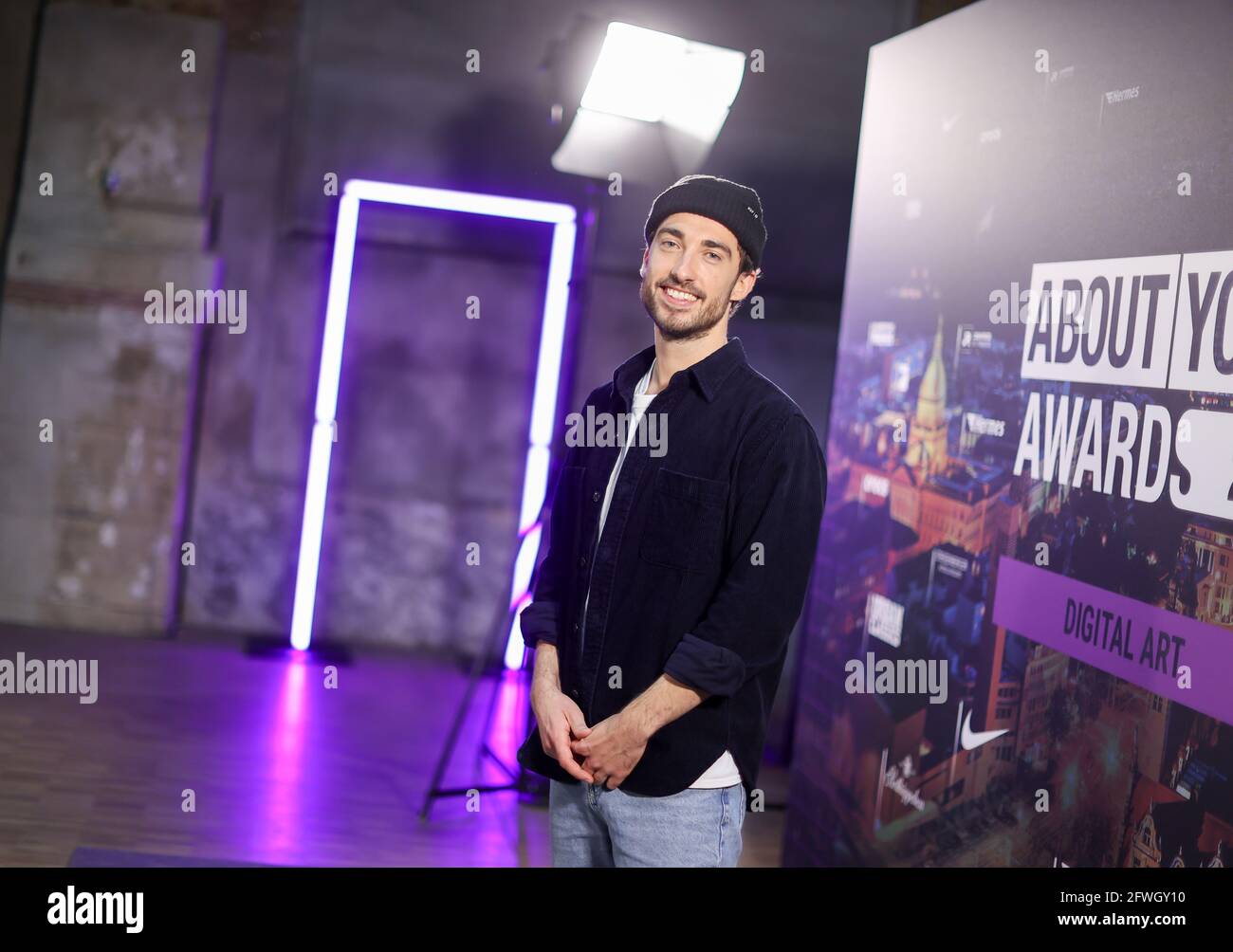 Leipzig, Germany. 20th May, 2021. Philipp Basler (visual artist and ...