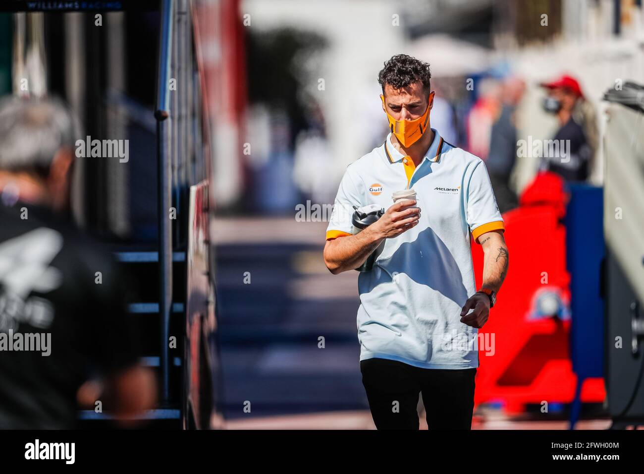 RICCIARDO Daniel (aus), McLaren MCL35M, portrait during the 2021 ...