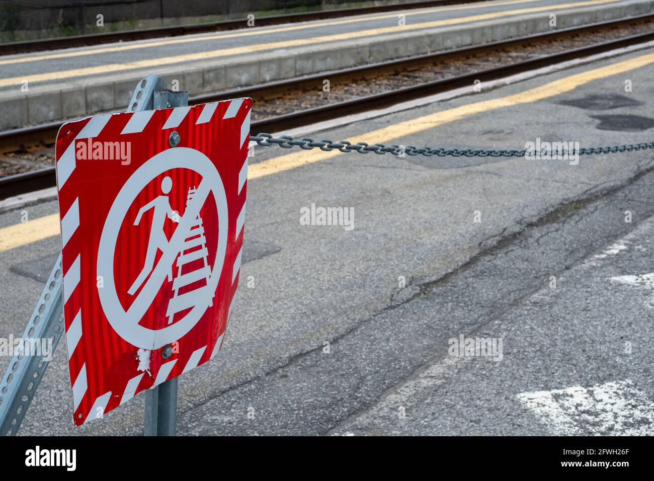 Danger Railway Tracks High Resolution Stock Photography and Images - Alamy