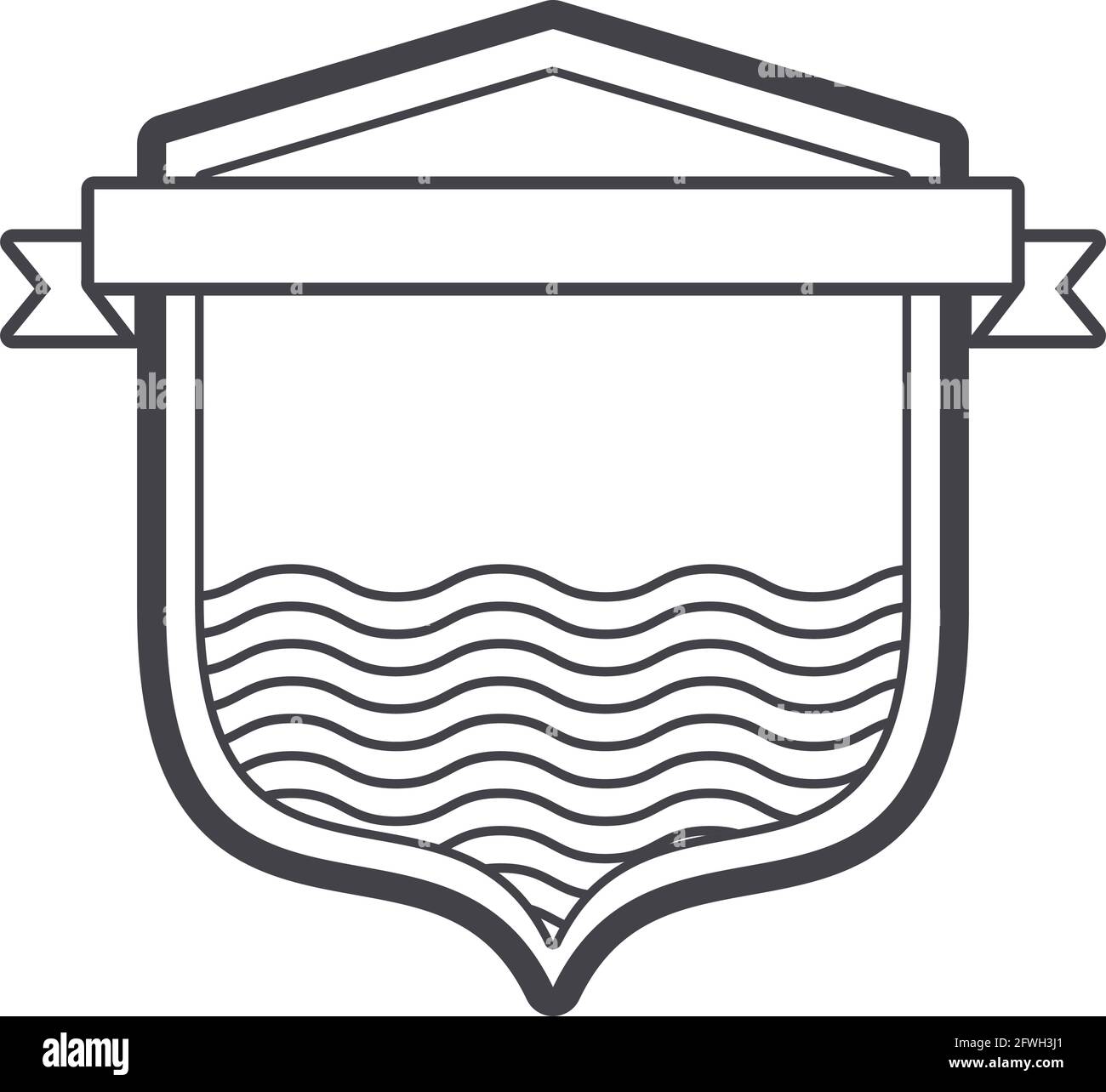 shield emblem frame Stock Vector Image & Art - Alamy