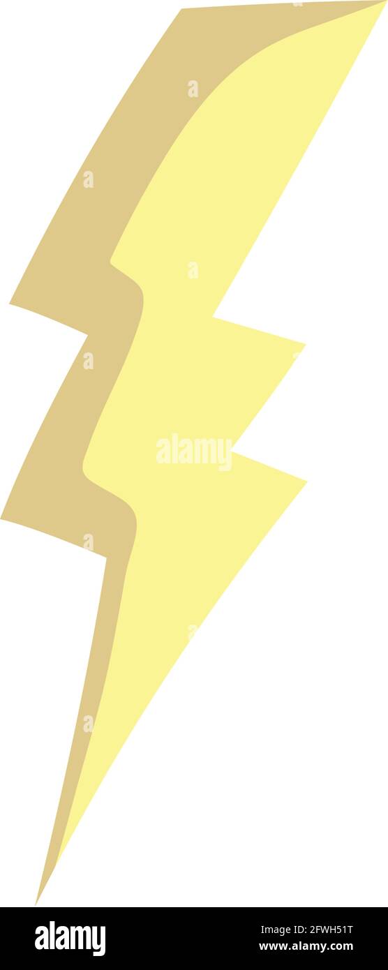 thunderbolt power cartoon Stock Vector Image & Art - Alamy