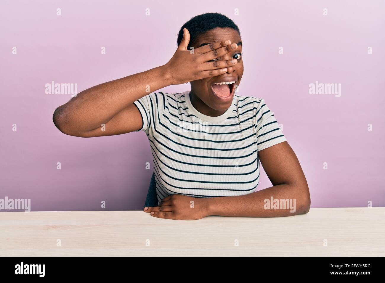 Eyes Looking Over Table