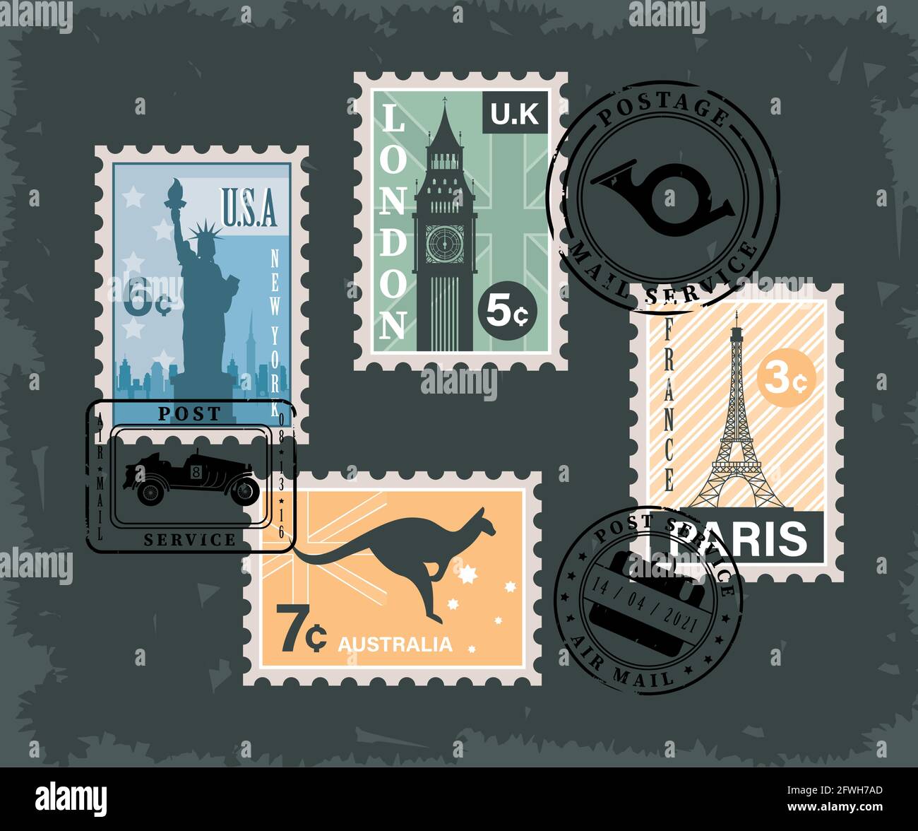 Statue of seals Stock Vector Images - Alamy