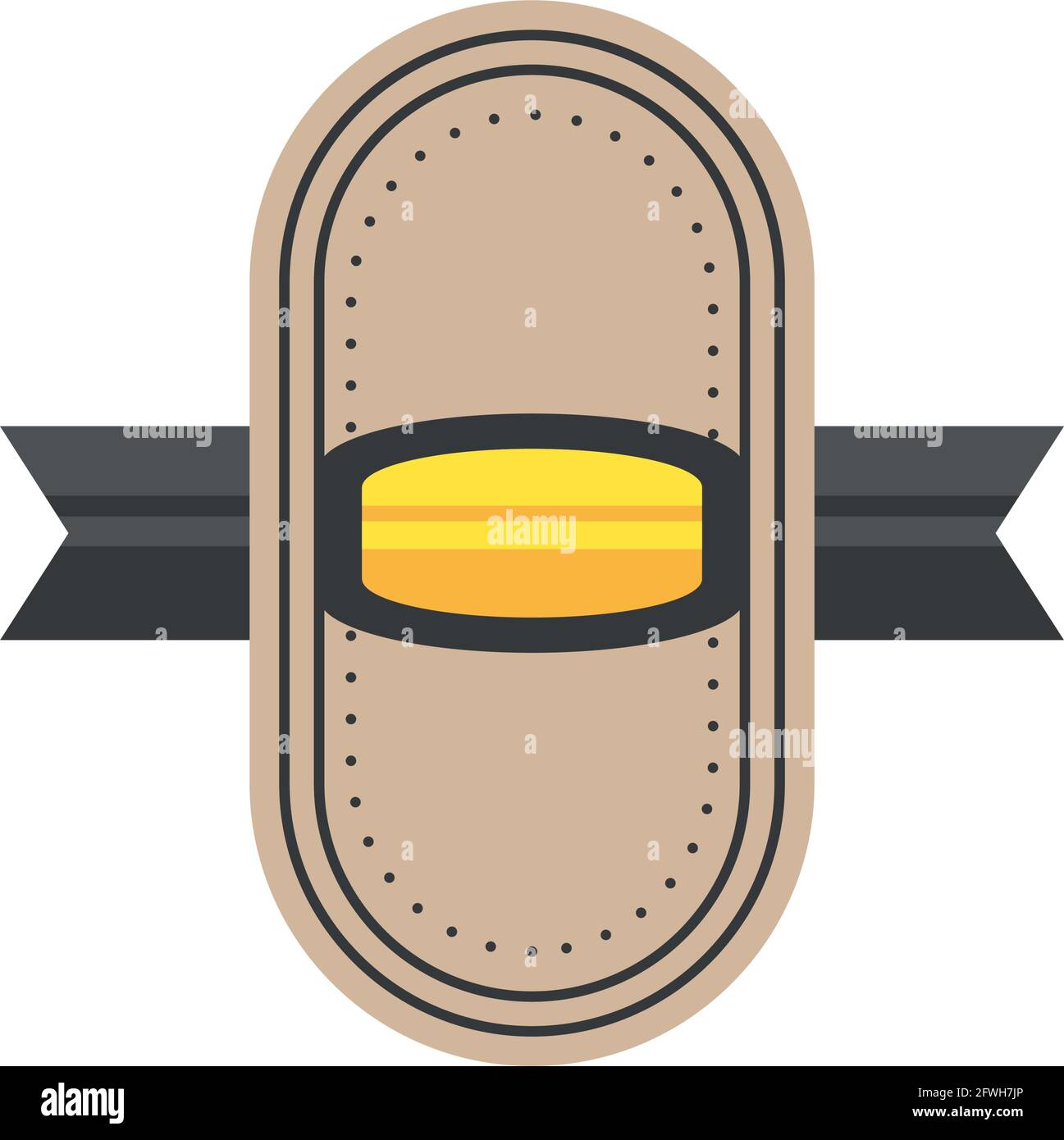 oval label ribbon Stock Vector Image & Art - Alamy