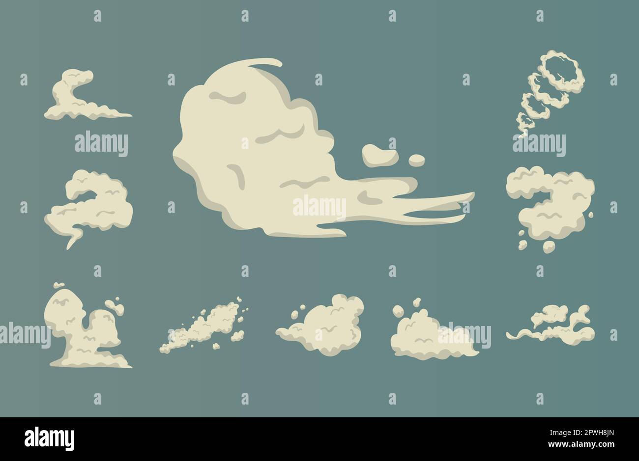ten smoke icons Stock Vector Image & Art - Alamy