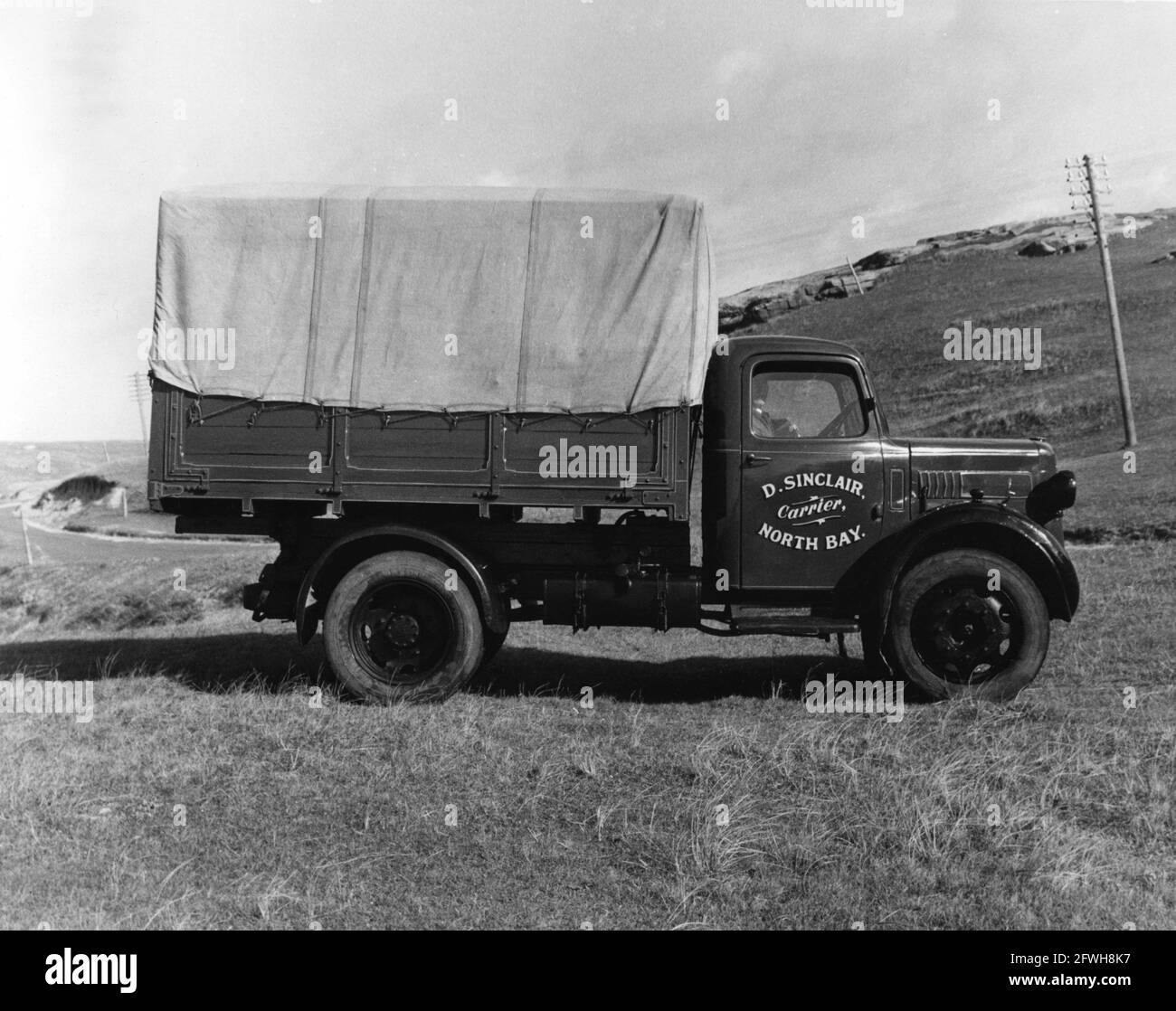 Commer truck Black and White Stock Photos & Images - Alamy
