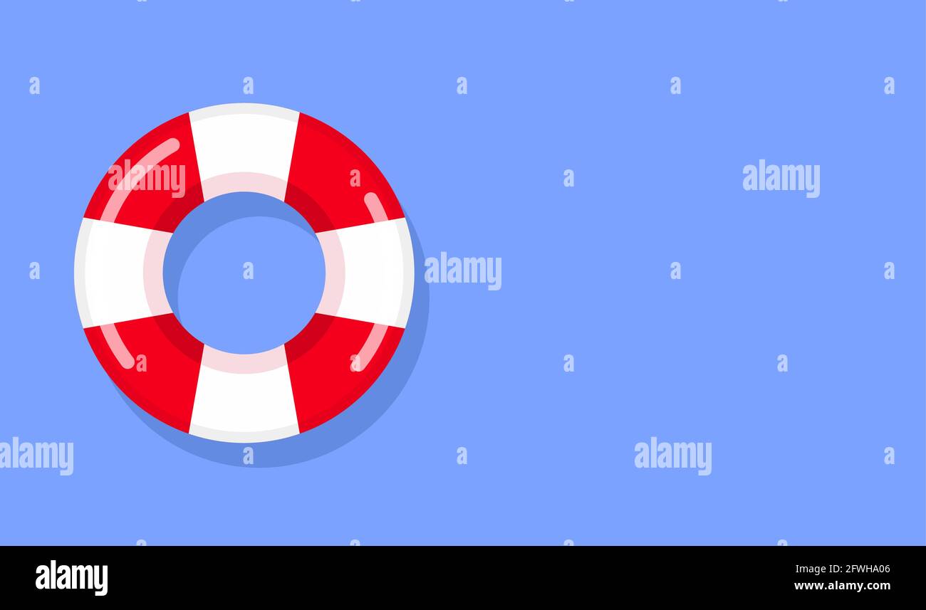 Life preserver buoy ring help icon. Lifebuoy saver raft swim vector ...