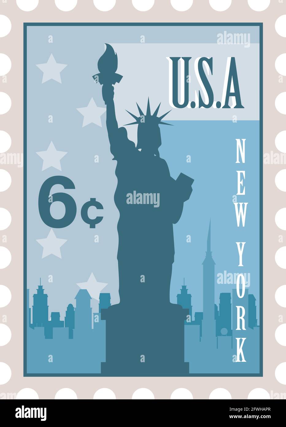 usa postage stamp Stock Vector Image & Art - Alamy