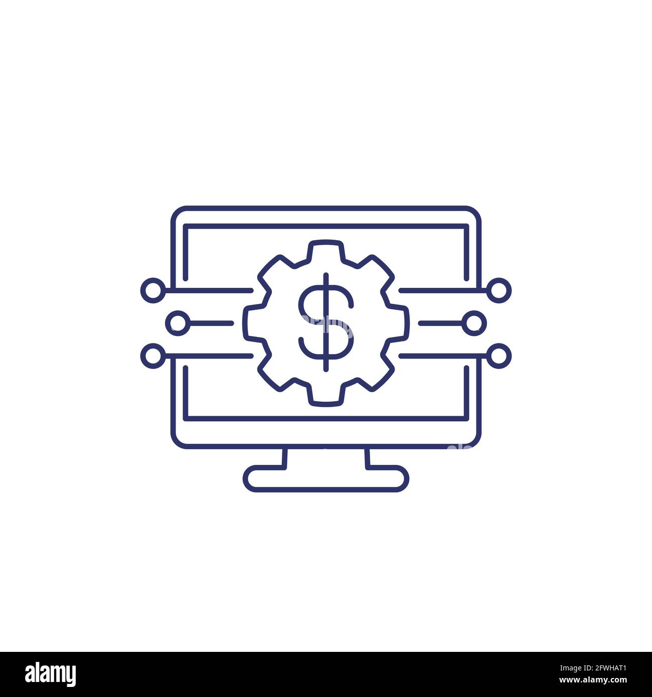 Financial audit concept outline Stock Vector Images - Alamy