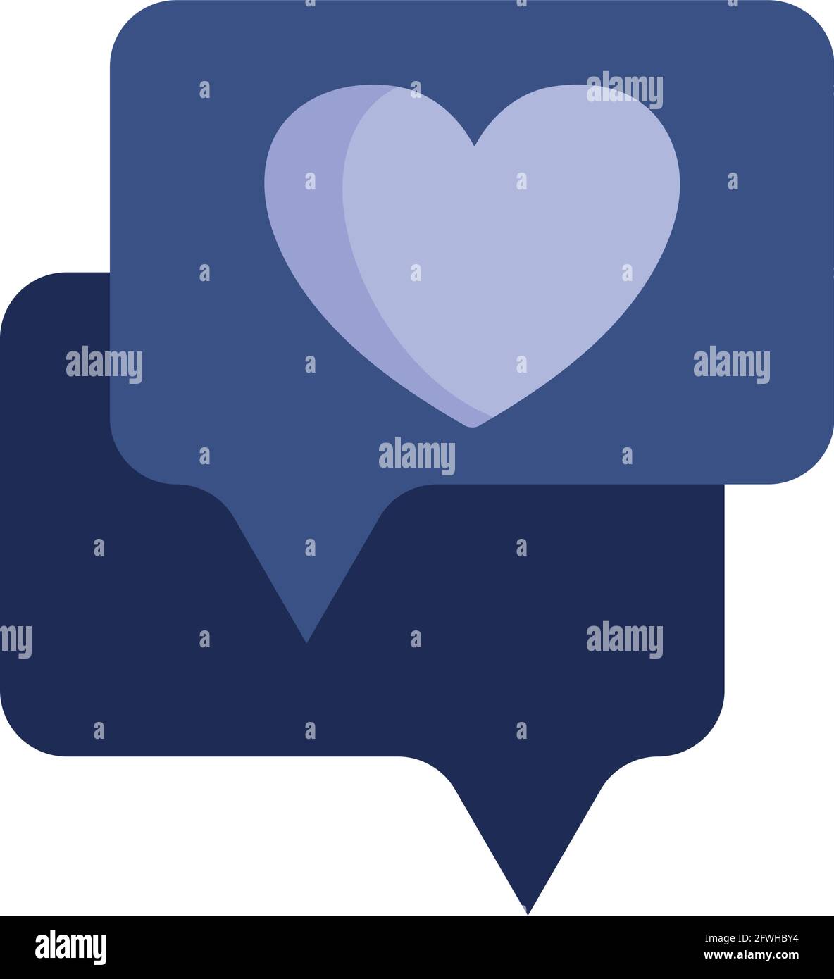 speech bubble love Stock Vector Image & Art - Alamy